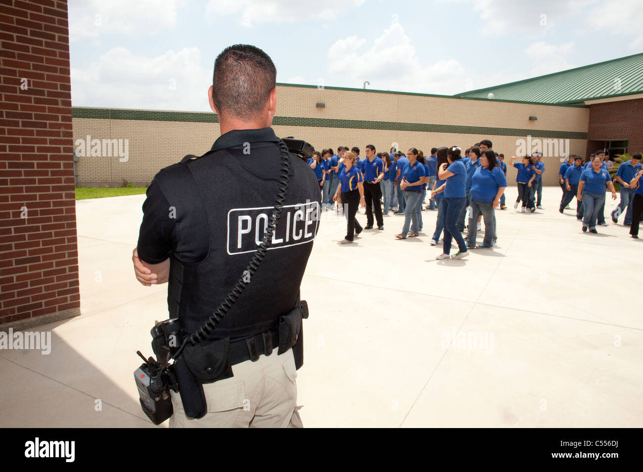 High school students police officer hi-res stock photography and images ...