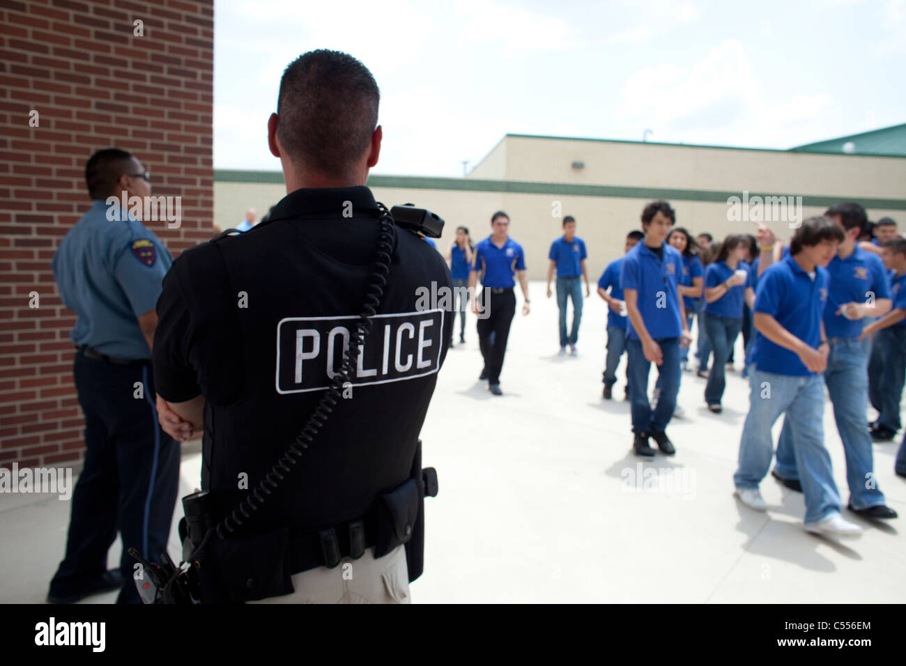 High school students police officer hi-res stock photography and images ...