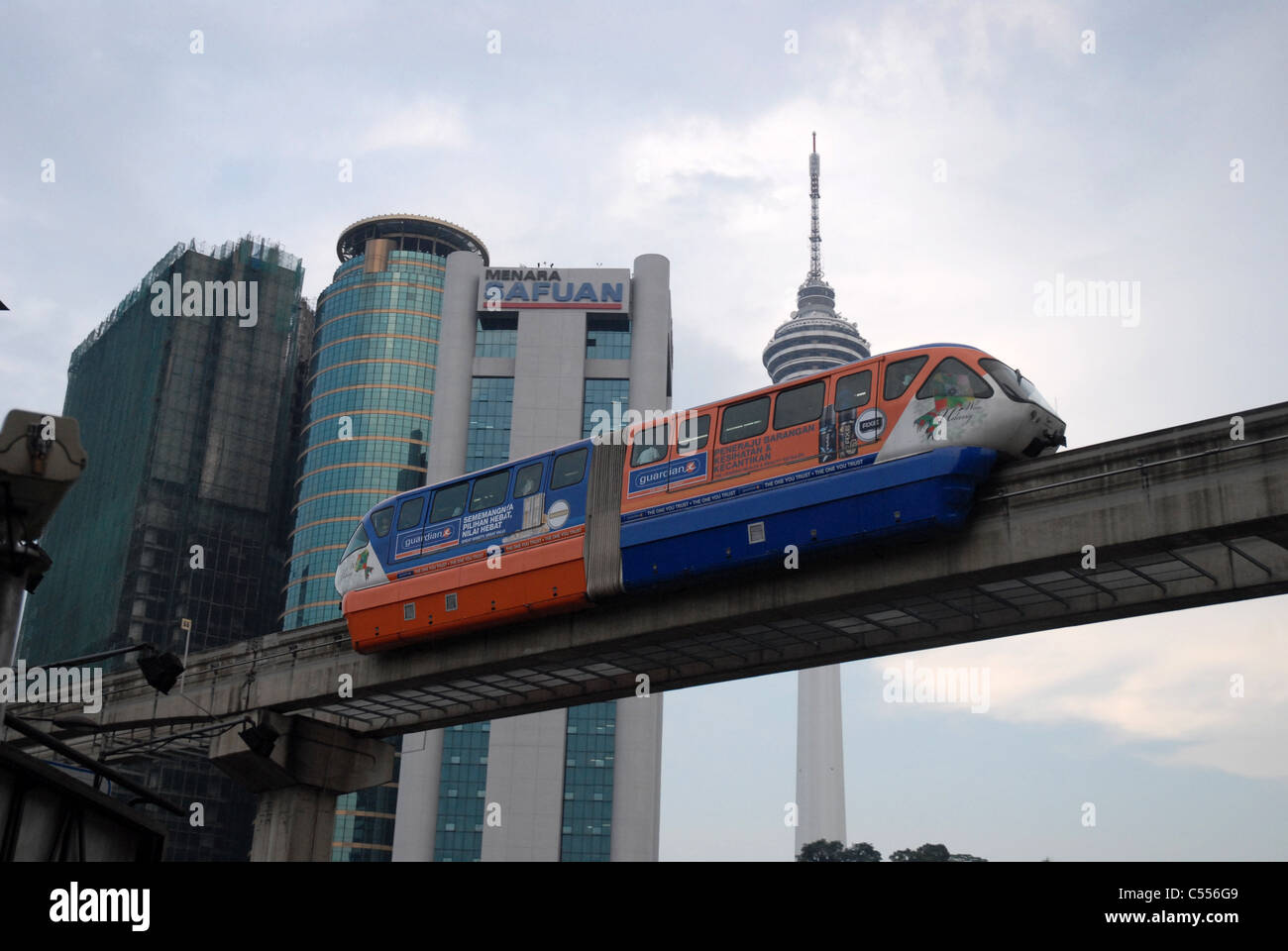 Sky Train, KL Monorail, Kuala Lumpur, Malaysia, South East Asia Stock ...