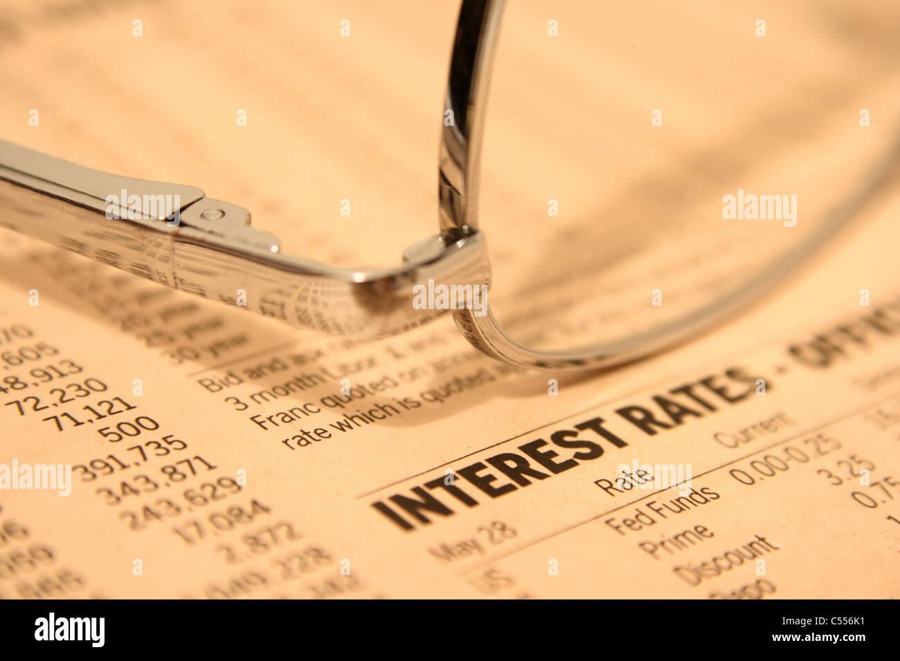 Interest rates analyzing hi-res stock photography and images - Alamy