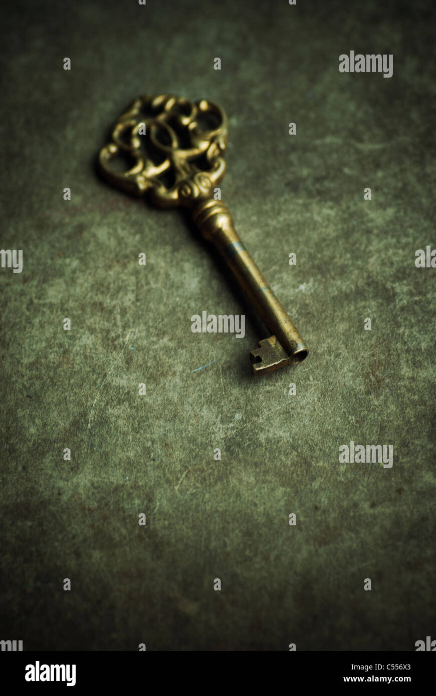 old ornate key Stock Photo - Alamy