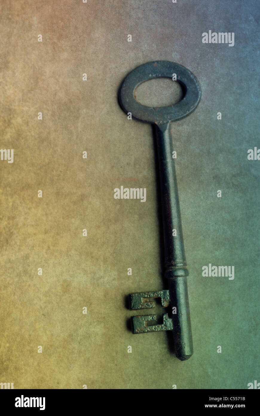 old rusted key Stock Photo - Alamy