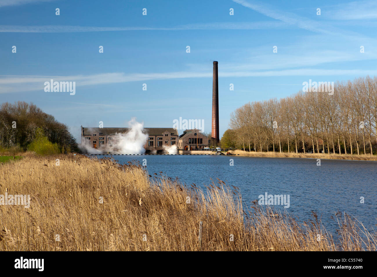 The Netherlands, Lemmer, steam-driven pumping engine called the ir.D.F ...