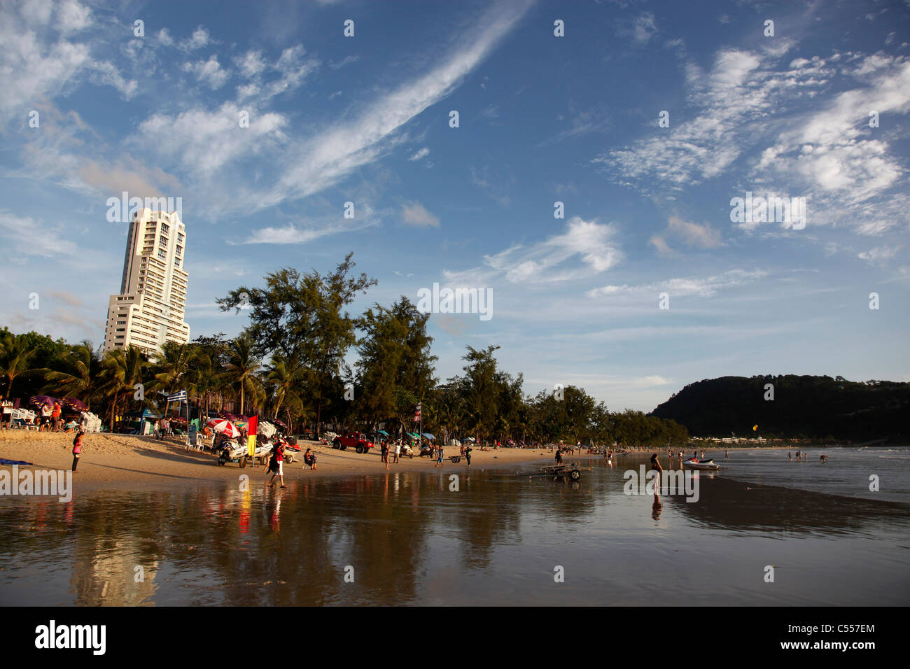 Patong Beach in Patong, Phuket, Thailand Stock Photo - Alamy