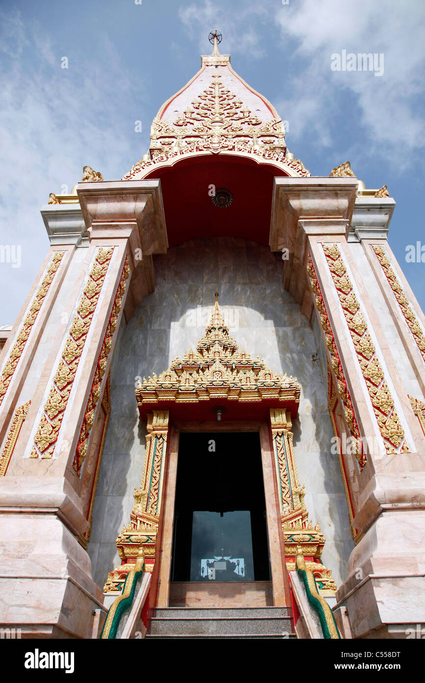 Wat Chalong Temple in Chalong, Phuket, Thailand Stock Photo - Alamy