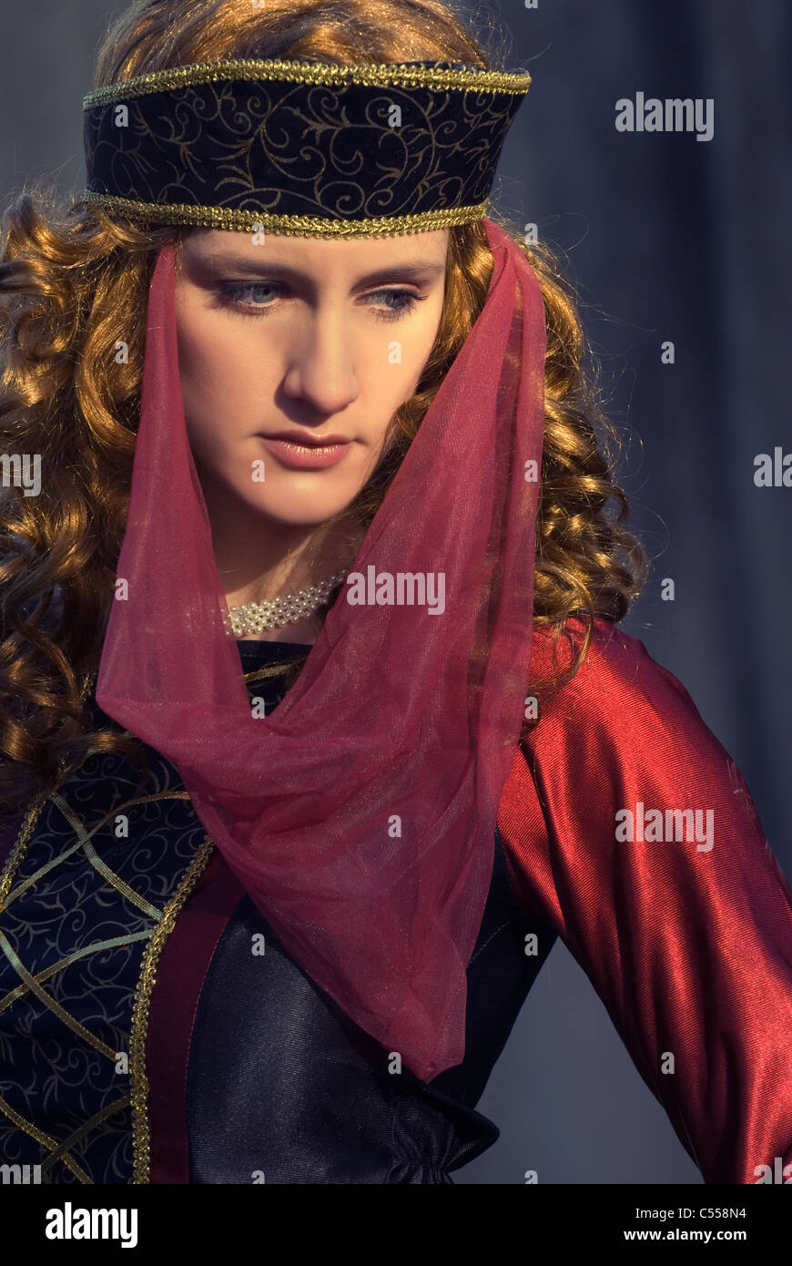16th century woman pensive hi-res stock photography and images - Alamy