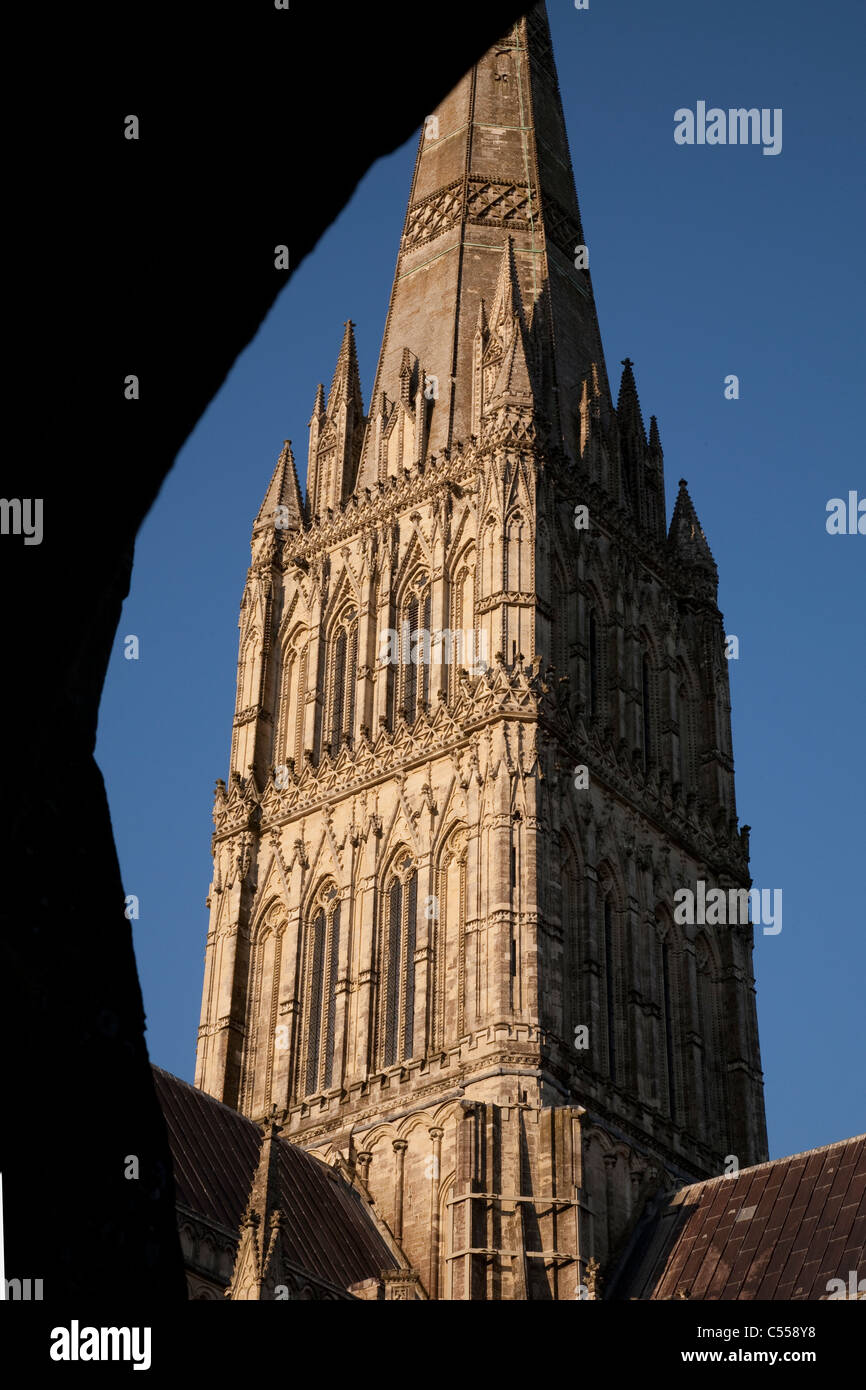 Salisbury Cathedral Tower Spire High Resolution Stock Photography and ...