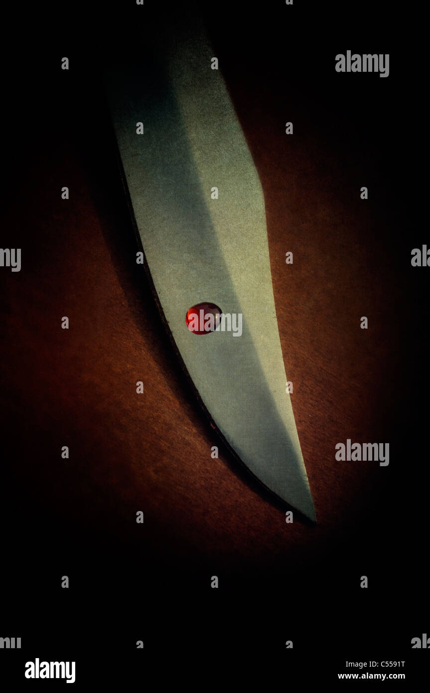 Knife With Blood High Resolution Stock Photography and Images - Alamy