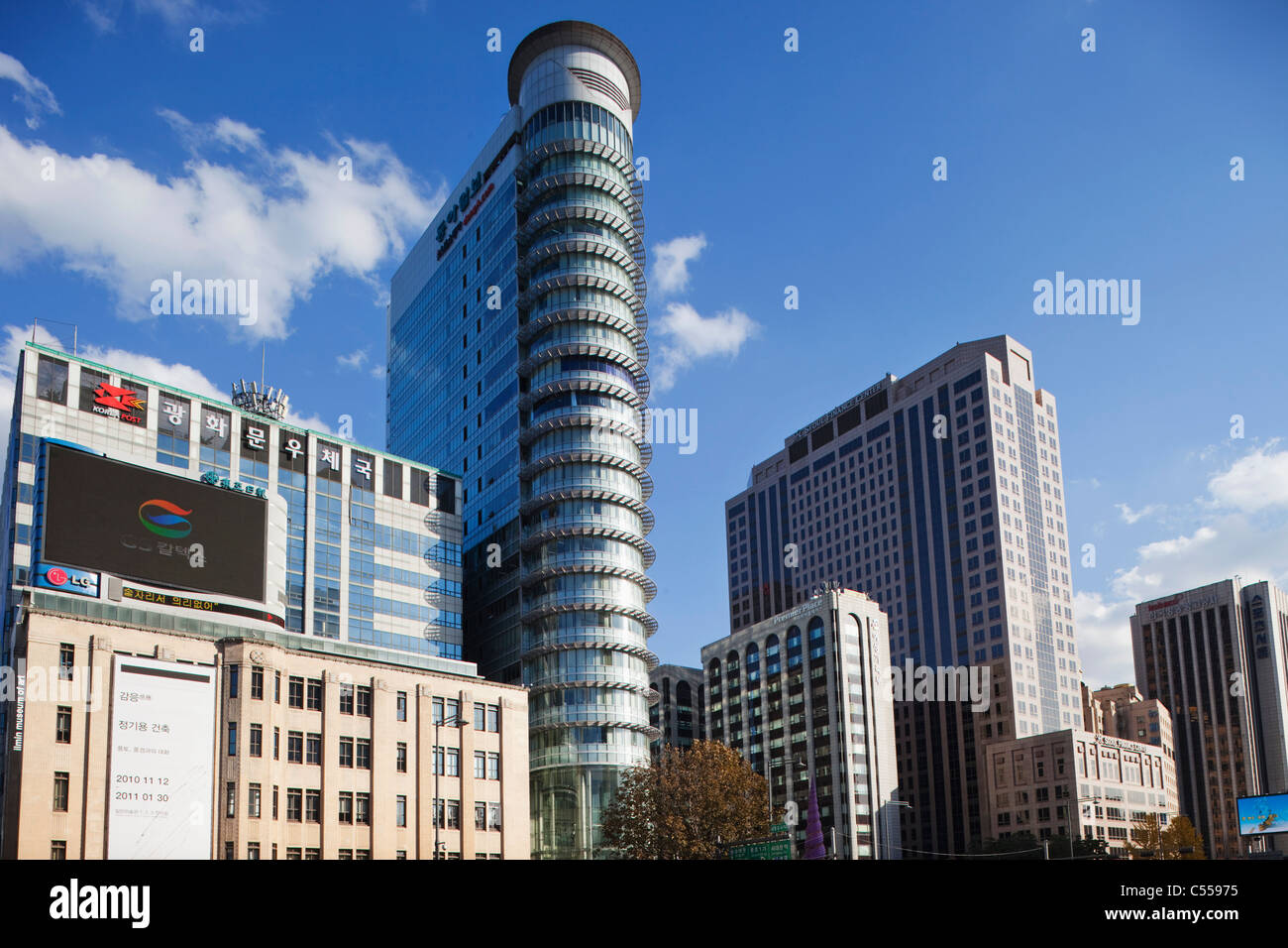 Buildings in a city, Seoul, South Korea Stock Photo - Alamy