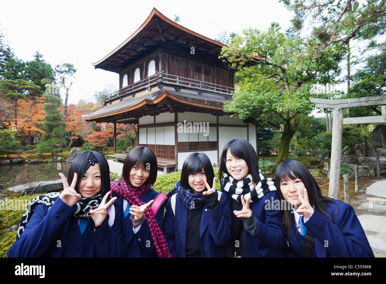 Five Schoolgirls High Resolution Stock Photography and Images - Alamy