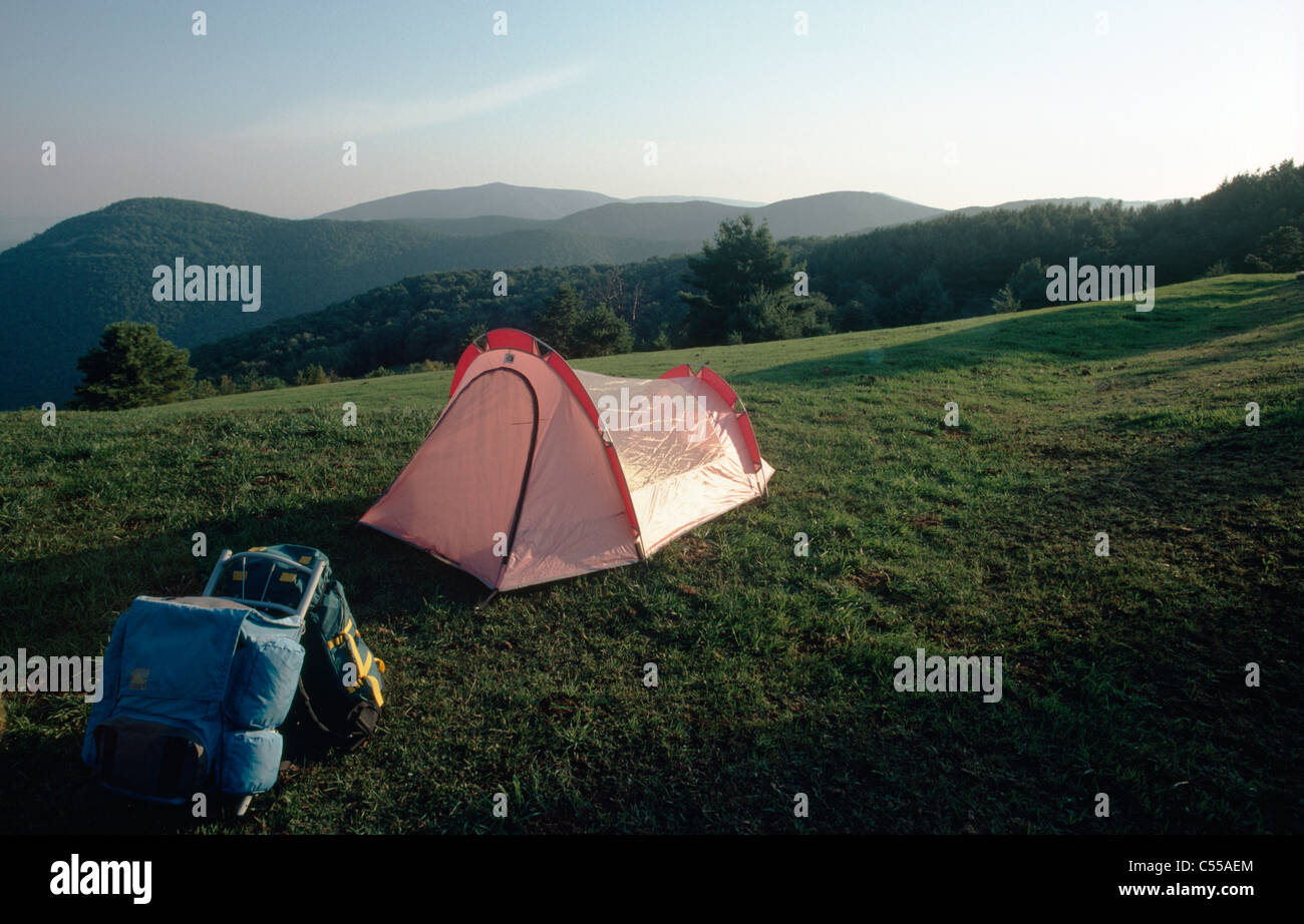 Blue ridge mountains virginia tent hi-res stock photography and images ...