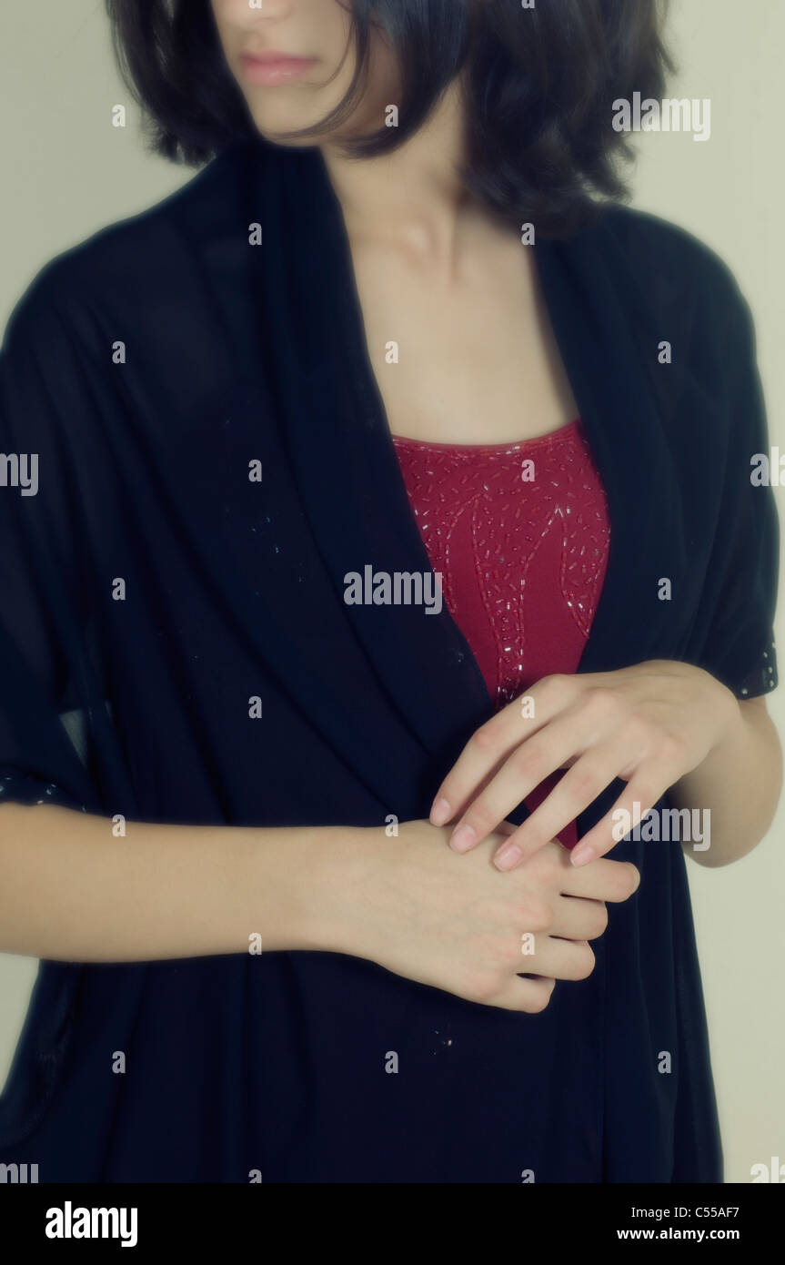 Young woman yearning Stock Photo - Alamy