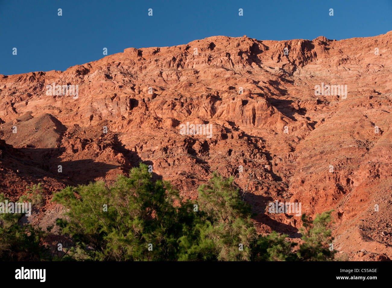 USA, Arizona, Vermillion Cliffs against blue sky Stock Photo - Alamy