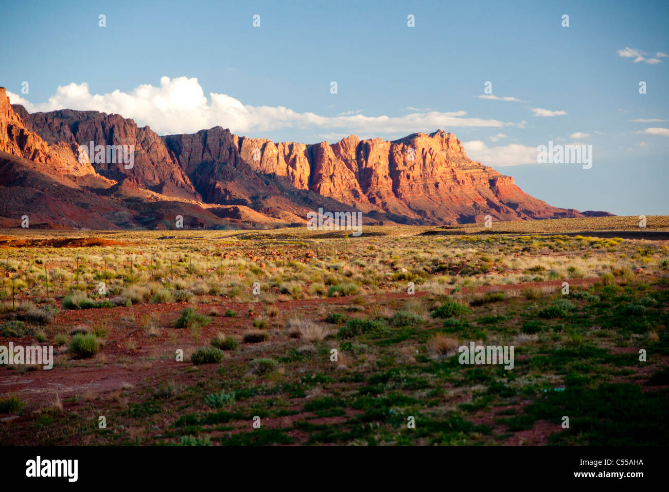 USA, Arizona, Vermillion Cliffs and plain Stock Photo - Alamy