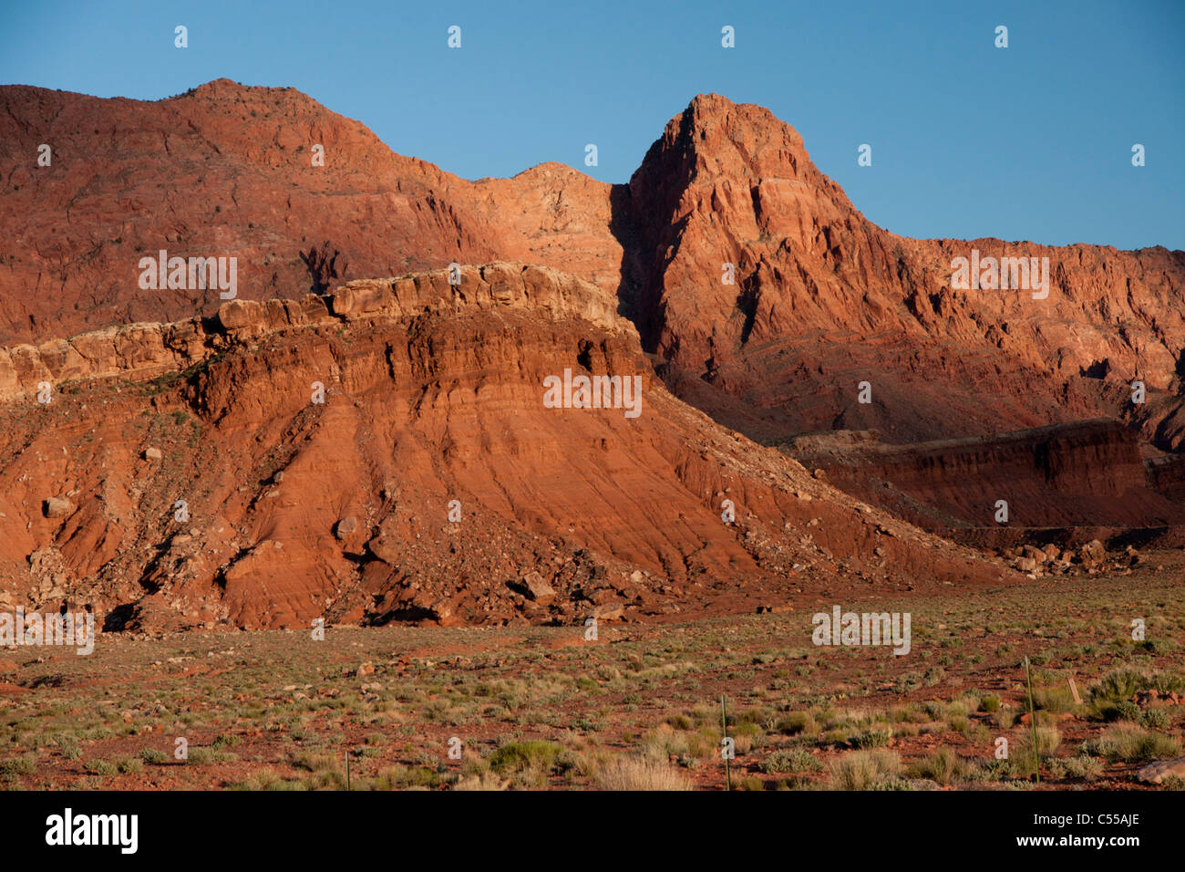 USA, Arizona, Vermillion Cliffs and plain Stock Photo - Alamy