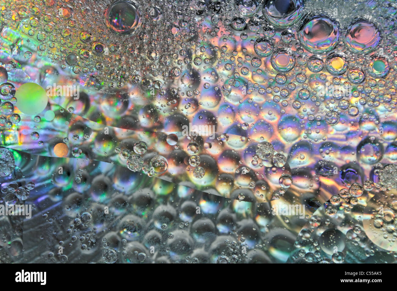 Refracting transparency of glass and watery fluids creating geometries ...