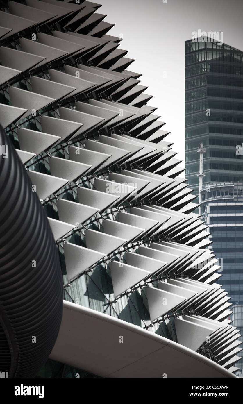 Esplanade architecture detail singapore hi-res stock photography and ...