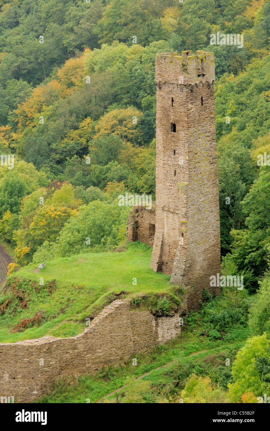 Monreal Burg - Monreal castle 03 Stock Photo - Alamy