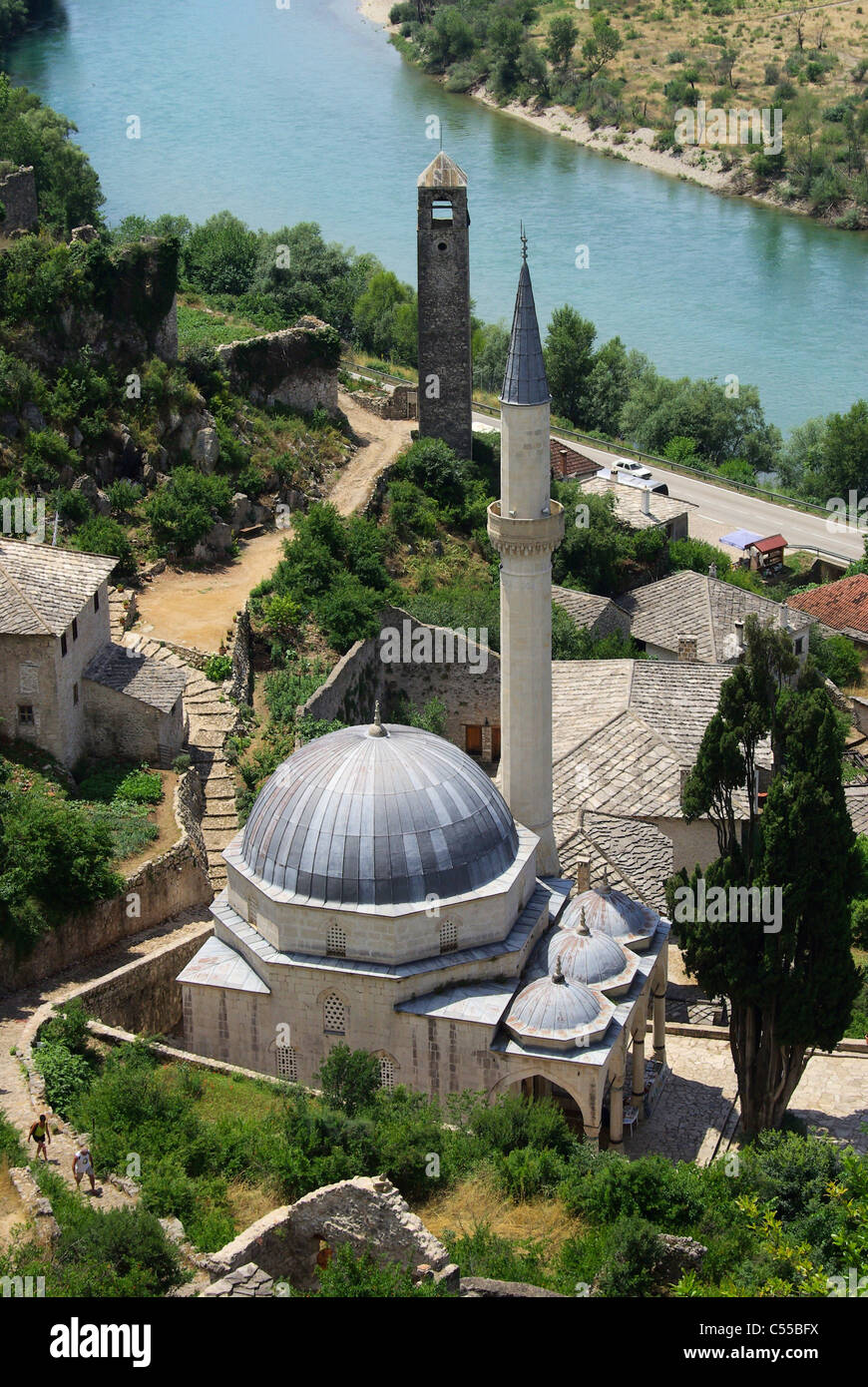 Pocitelj Herzegovina Neretva Bosnia Herzegovina Mosque High Resolution ...