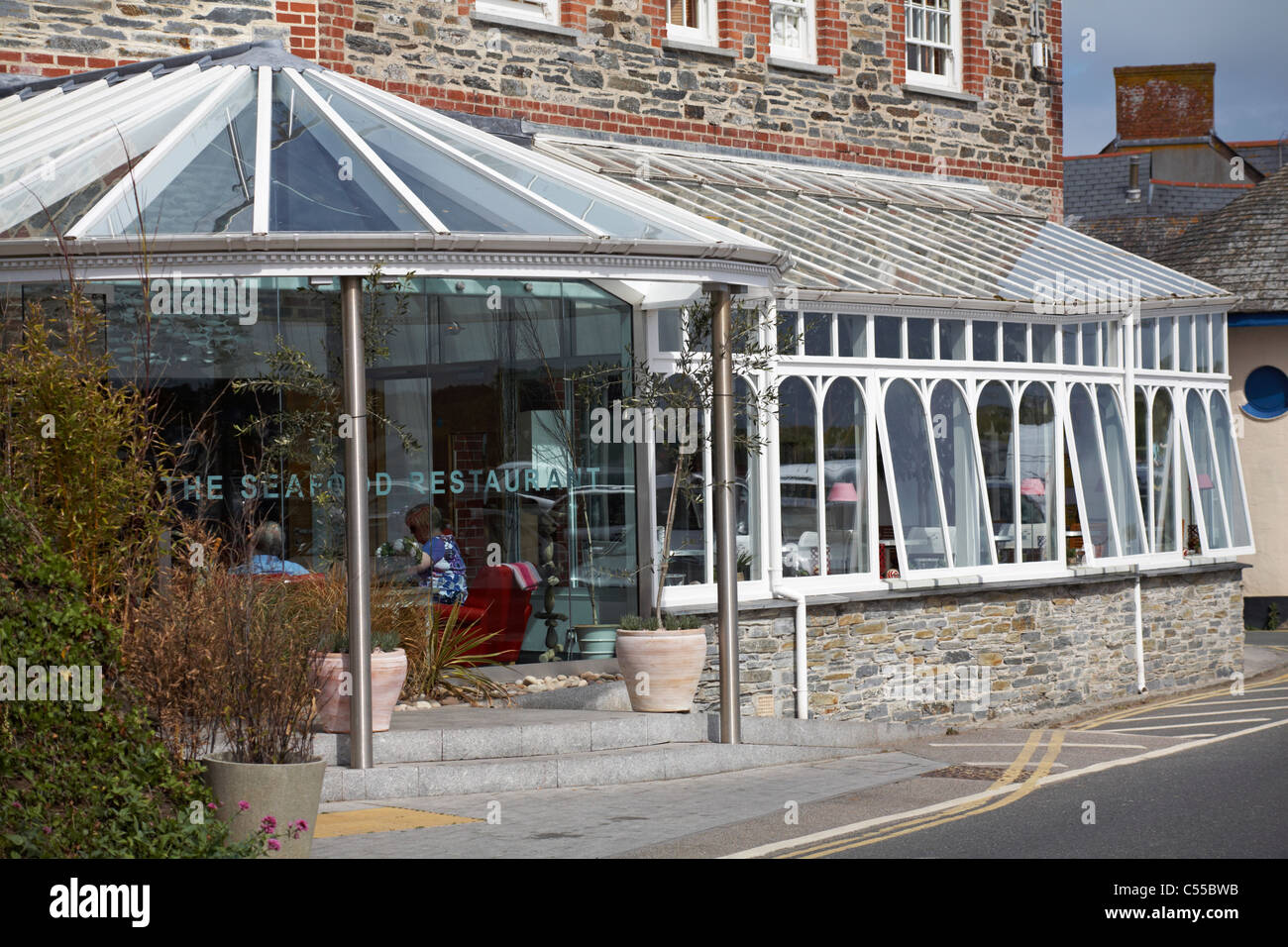 Rick Stein's The Seafood Restaurant in Padstow, Cornwall UK in May ...