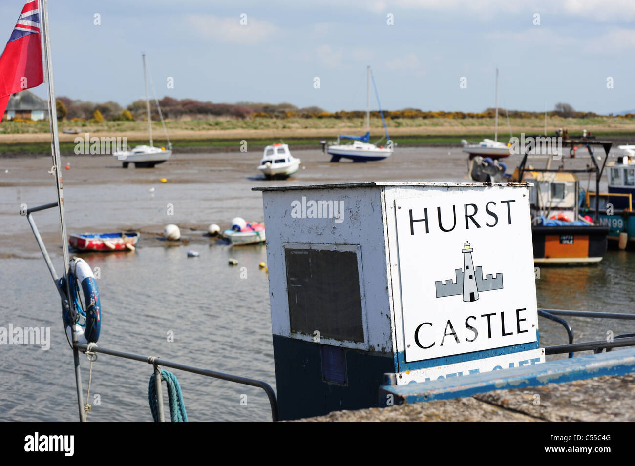 Hurst castle ferry hi-res stock photography and images - Alamy