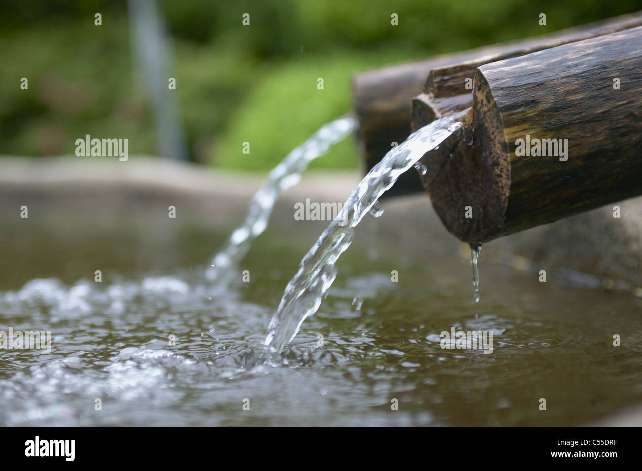 Bamboo pipe hi-res stock photography and images - Alamy