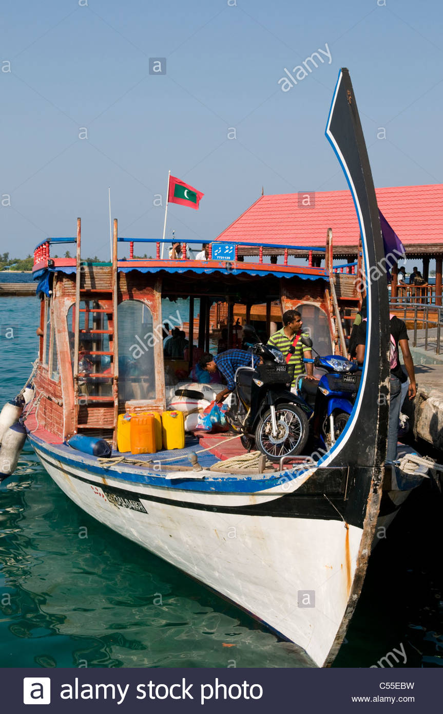 Dhoni Fishing Boats Maldives Stock Photos & Dhoni Fishing Boats ...