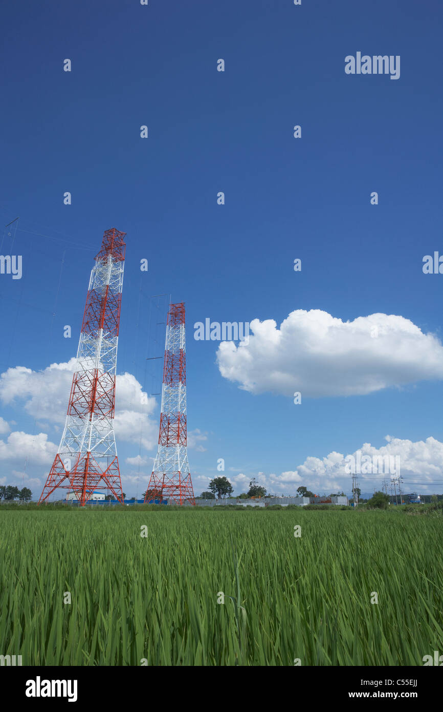 Telecommunication towers in rural hi-res stock photography and images ...