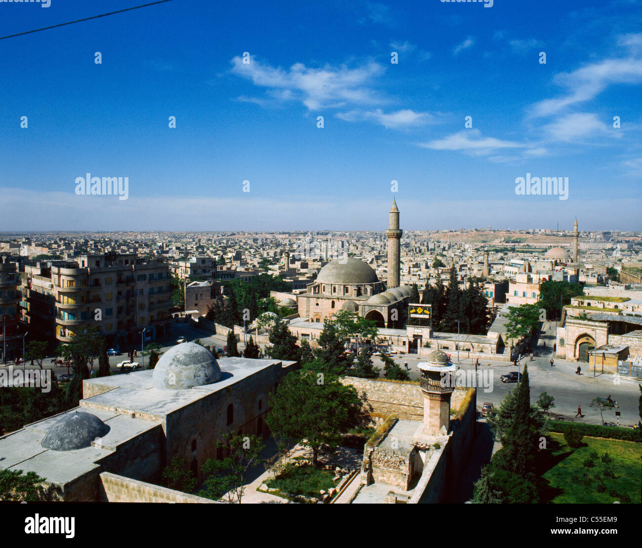 Syria, View of Aleppo Stock Photo - Alamy
