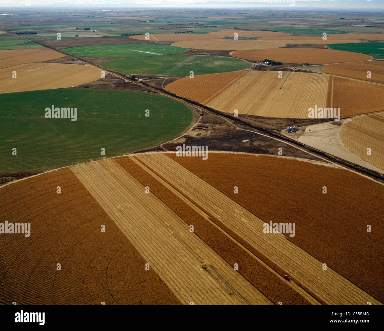 Usa aerial colorado agriculture hi-res stock photography and images - Alamy