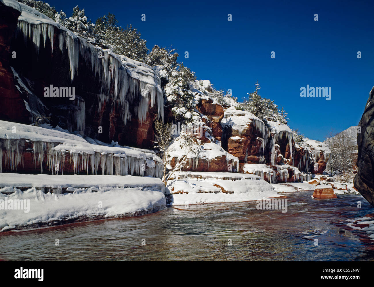 Slide Rock State Park Winter