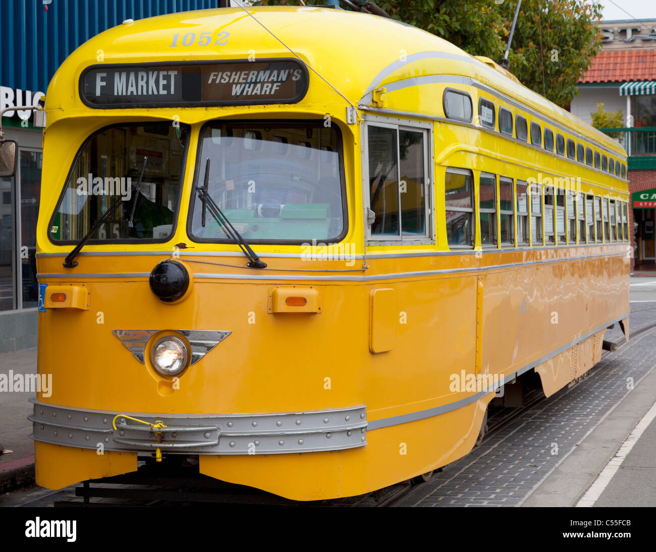 San Francisco Historic tram on the F line from Fisherman's Wharf to ...
