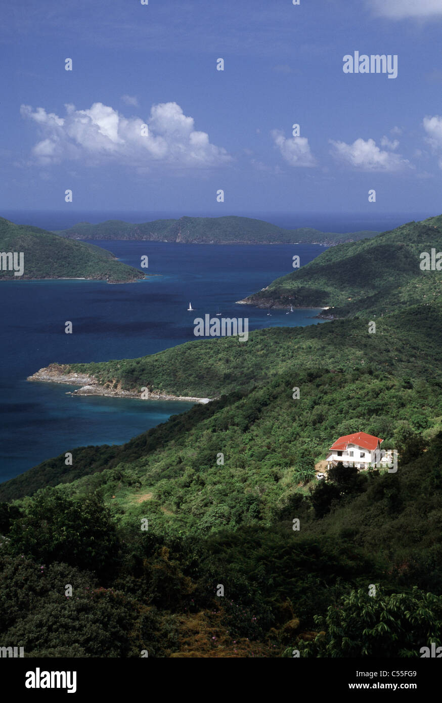 British Virgin Islands, Tortola, scenic landscape Stock Photo - Alamy