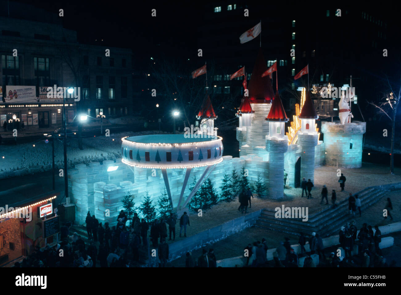 Quebec carnival ice palace hi-res stock photography and images - Alamy