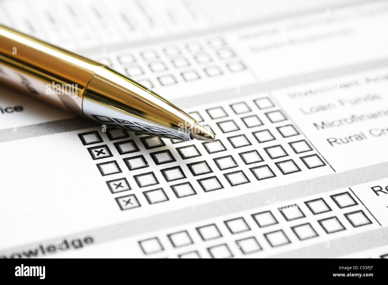 Tick in excellent checkbox hi-res stock photography and images - Alamy