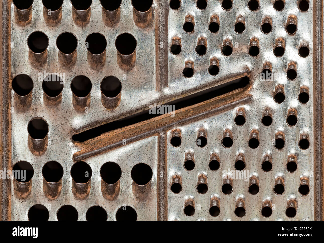 Close-up of an old-fashioned grater Stock Photo - Alamy