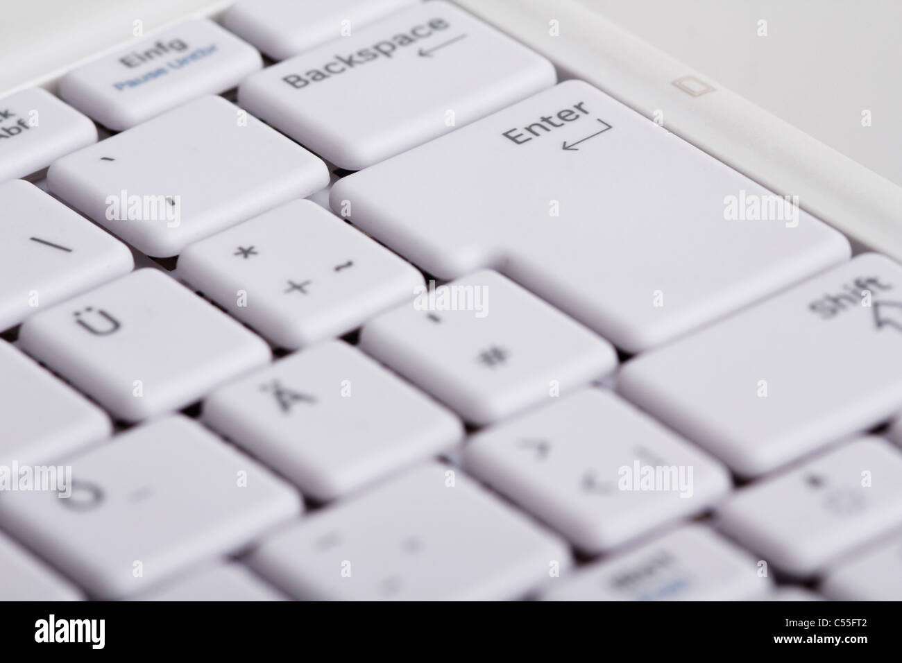 White keyboard hi-res stock photography and images - Alamy