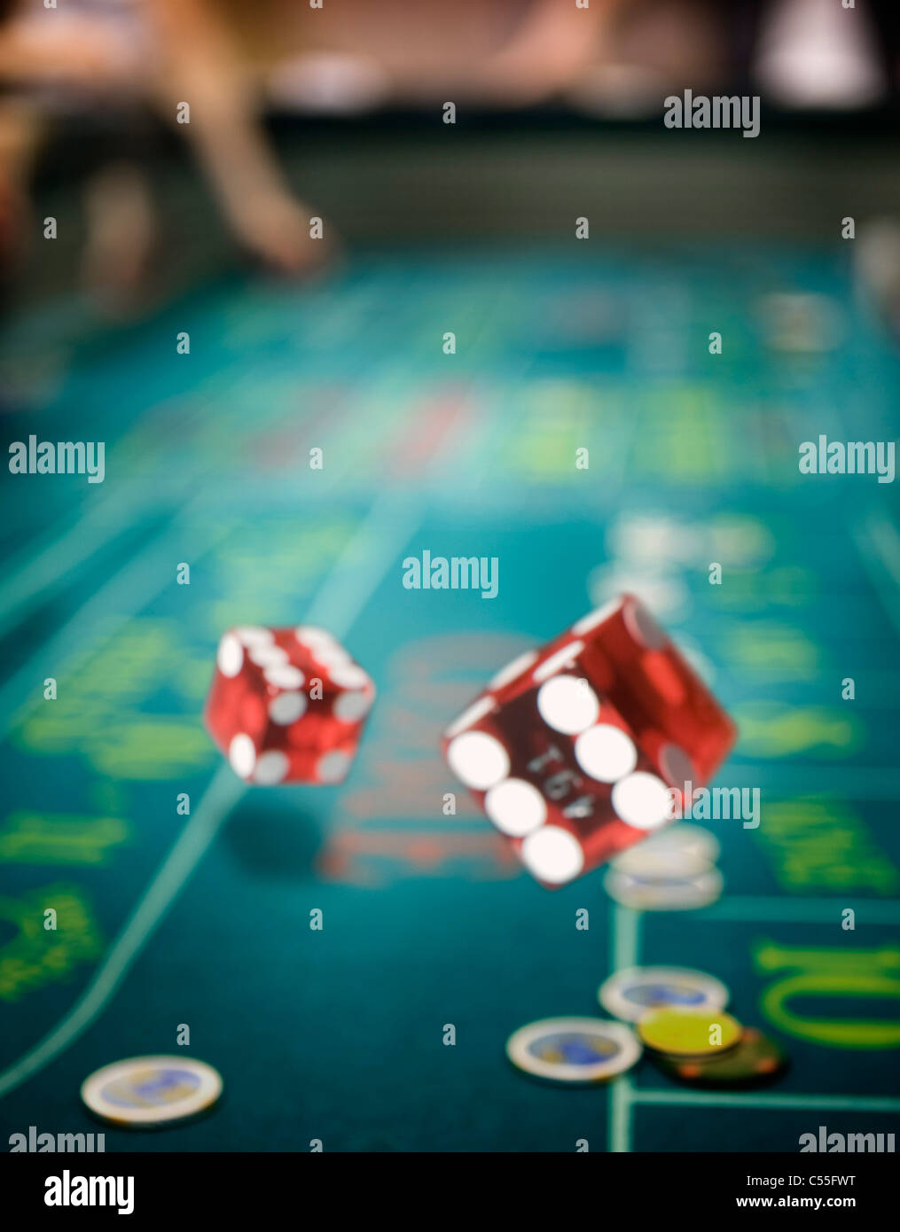 Craps table hi-res stock photography and images - Alamy