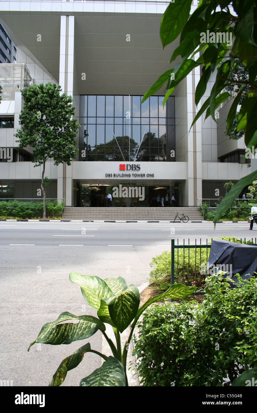 DBS BANK Building Tower One CBD Singapore Stock Photo - Alamy