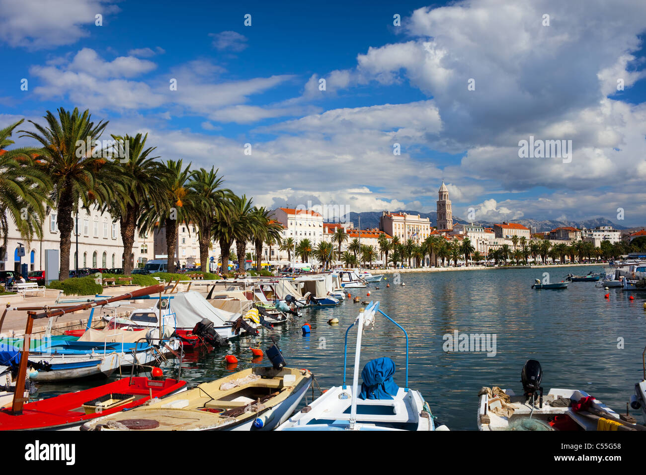 Split harbor croatia hi-res stock photography and images - Alamy