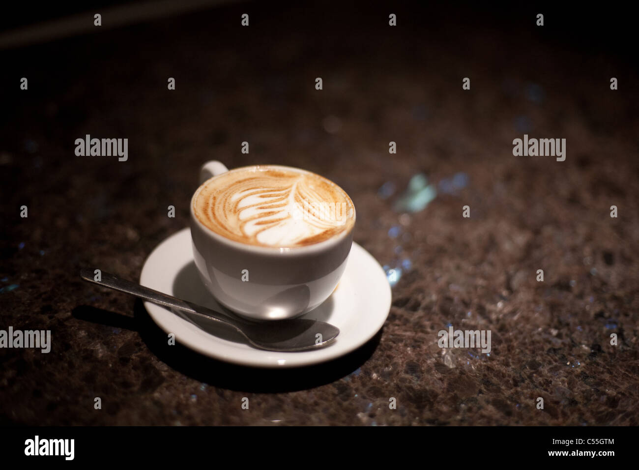 An elaborate coffee in Seattle, the US coffee capitol Stock Photo - Alamy
