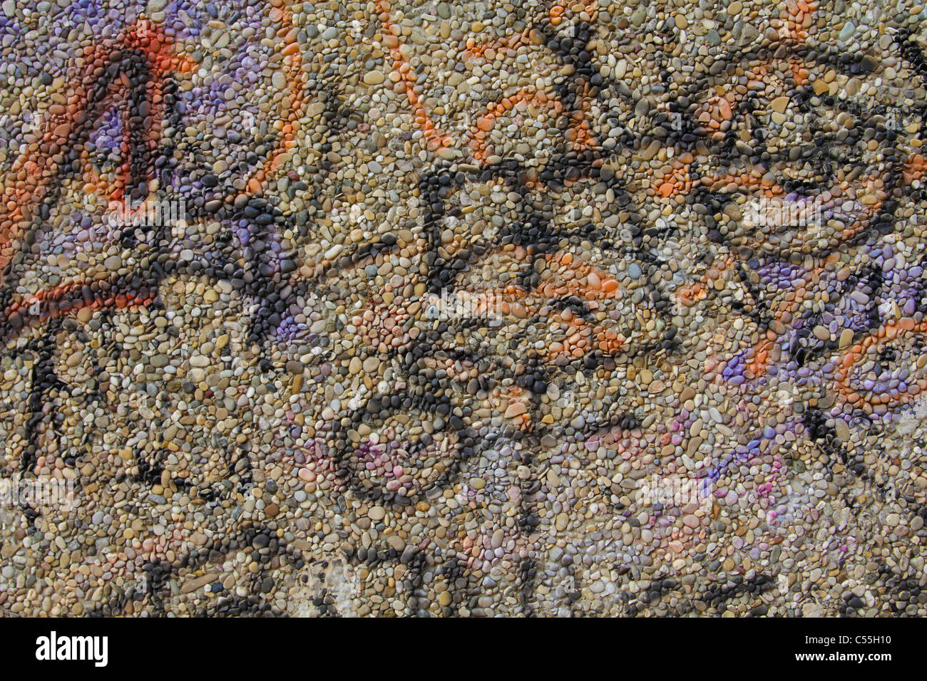 graffiti on stone wall Stock Photo - Alamy