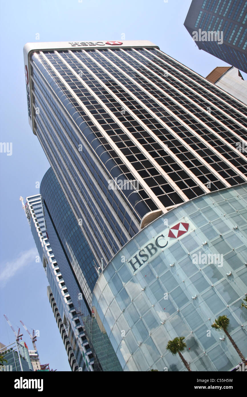HSBC BAnk Building Singapore CBD Stock Photo - Alamy