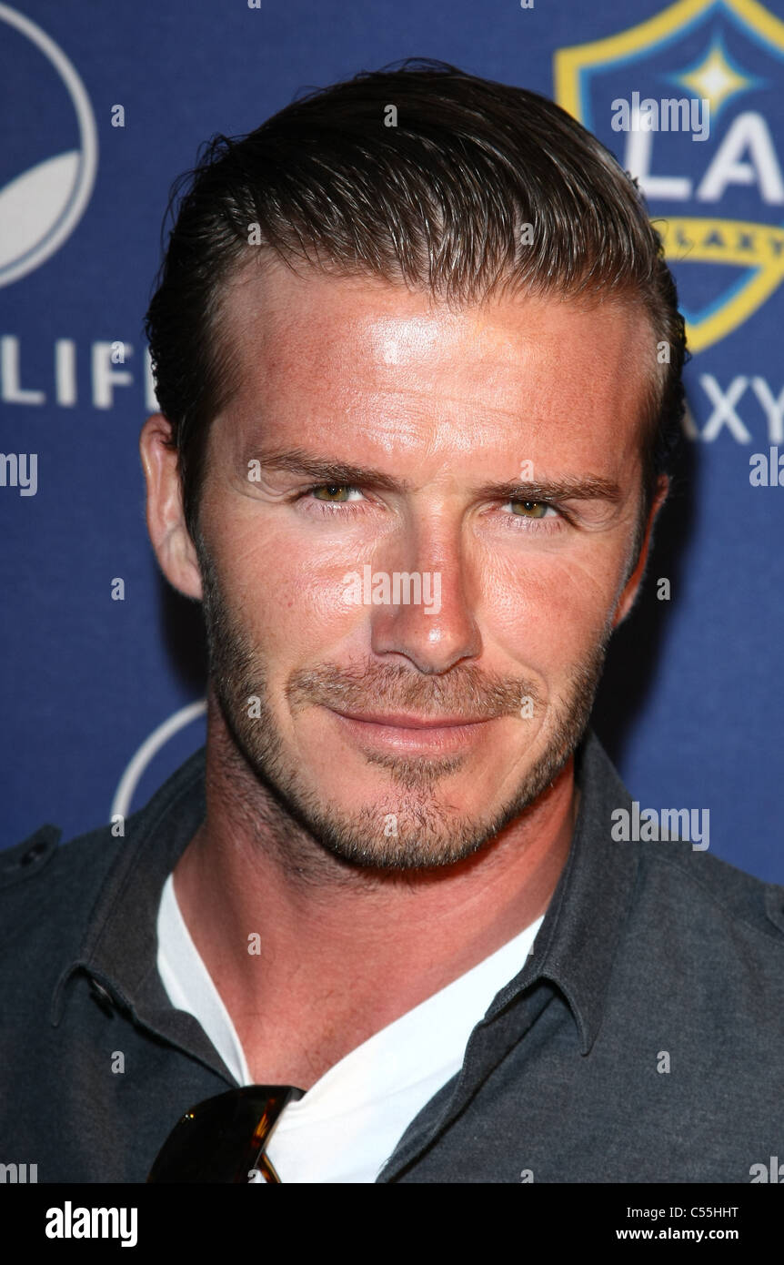 DAVID BECKHAM LA GALAXY LAUNCH NEW 3RD KIT DOWNTOWN LOS ANGELES ...