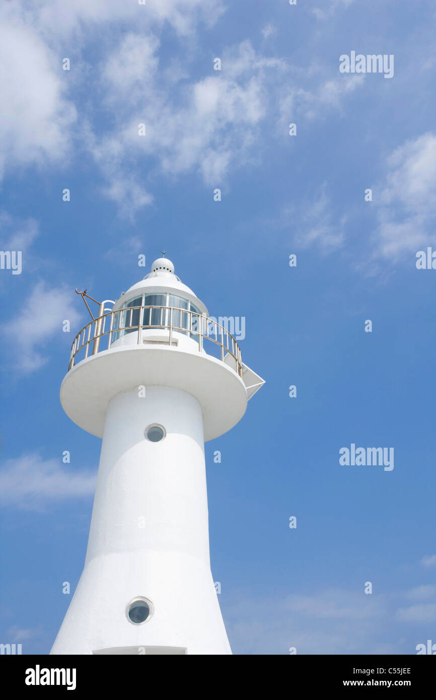 lighthouse and blue sky Stock Photo - Alamy