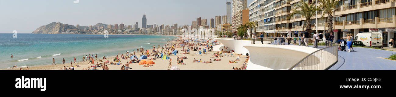 Poniente beach benidorm hi-res stock photography and images - Alamy