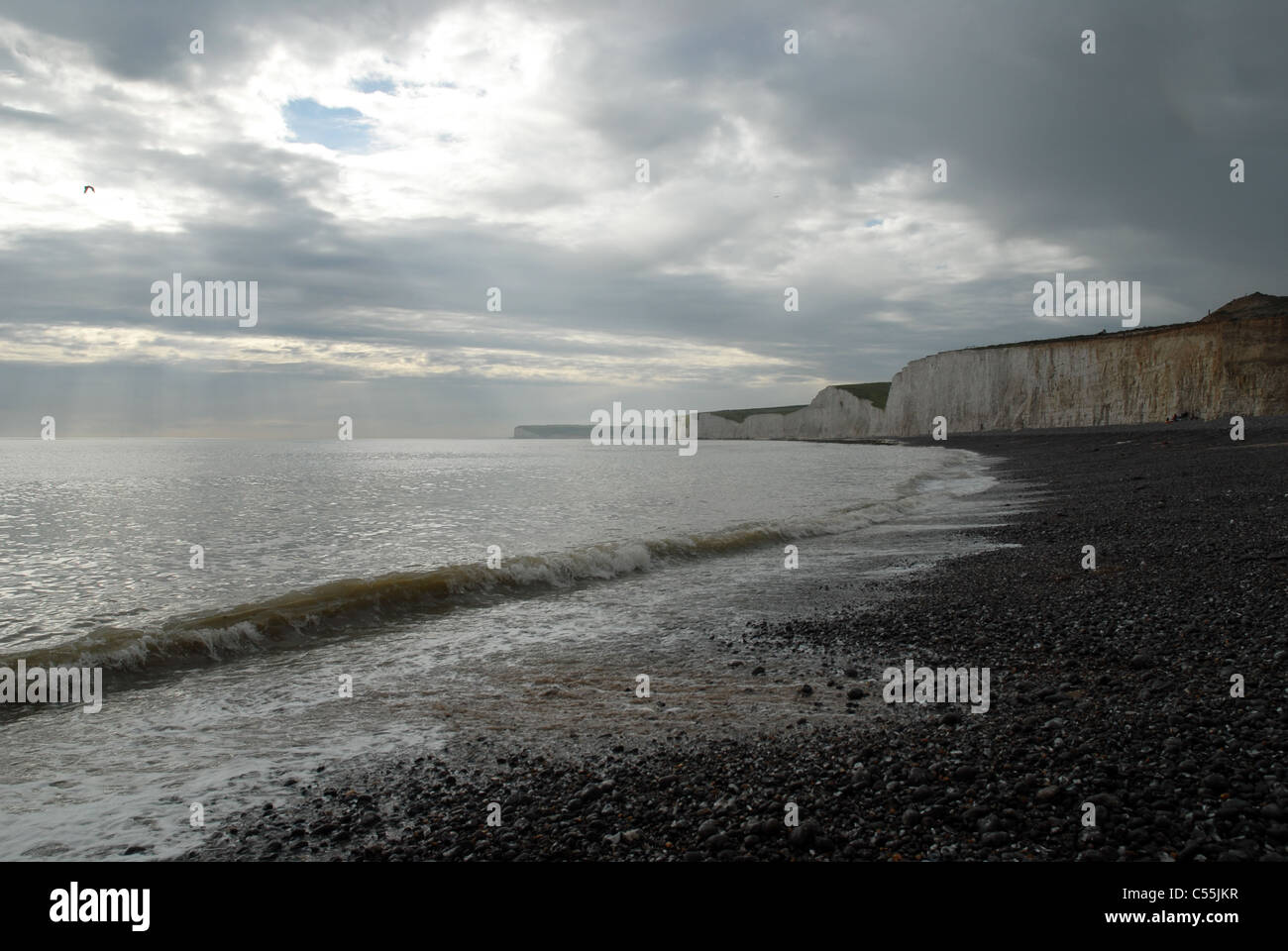 Beach, Birling Gap, Sussex, England Stock Photo - Alamy