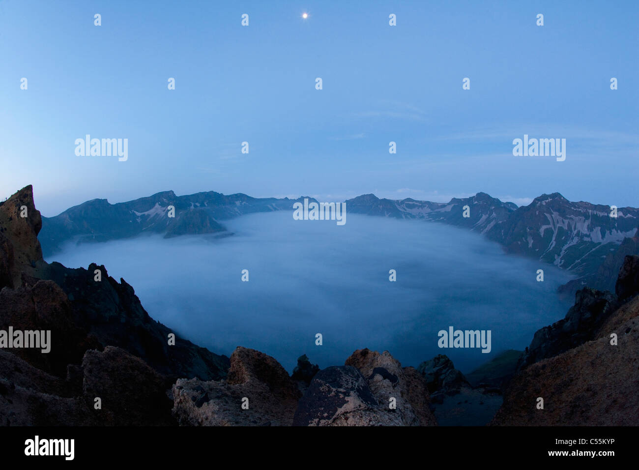 peak of Baekdusan Stock Photo - Alamy