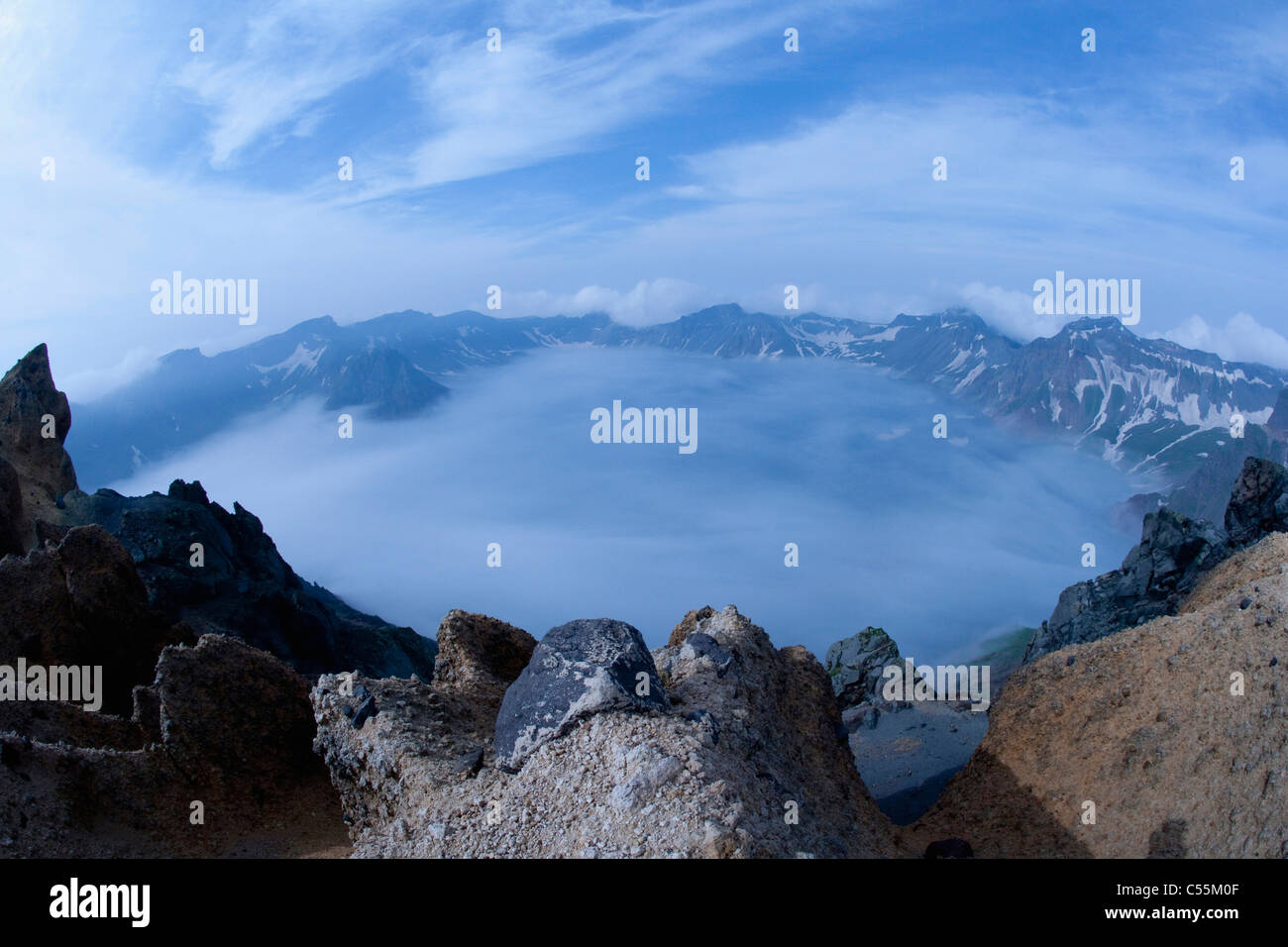 peak of Baekdusan Stock Photo - Alamy
