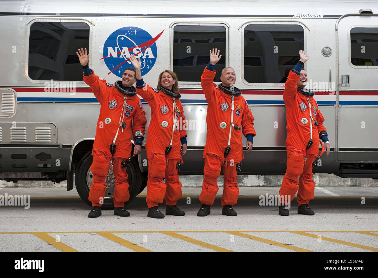 A Space Shuttle Astronauts Boarding
